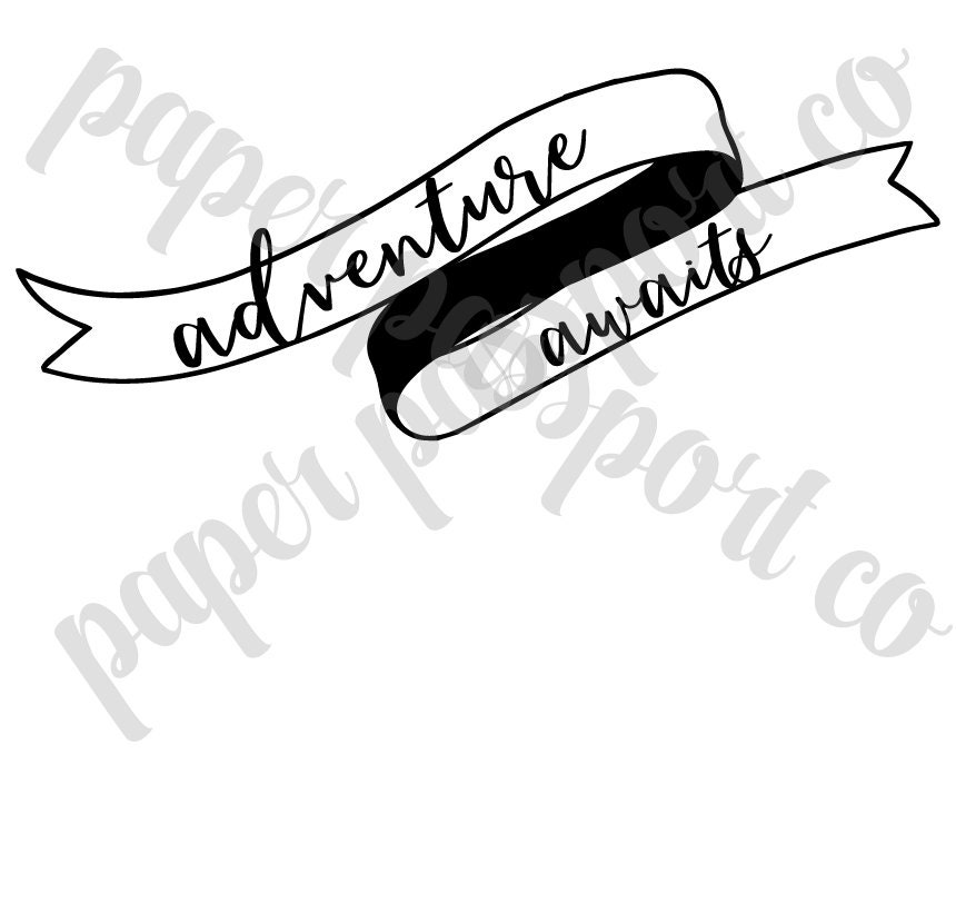 Travel Adventure SVG or DXF Cut File Scrapbook Card - Etsy