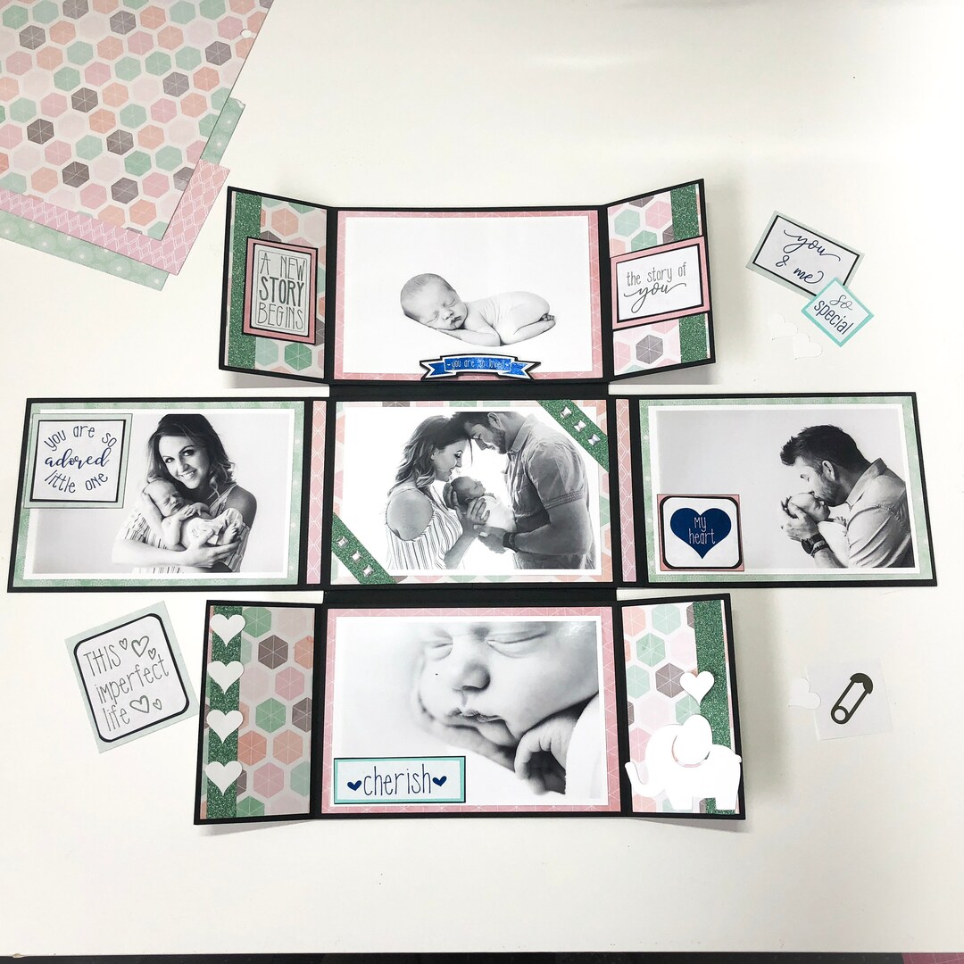 8 Minute Album | Mini Album Cut File | 4x6 Photo Album | Digital File ...
