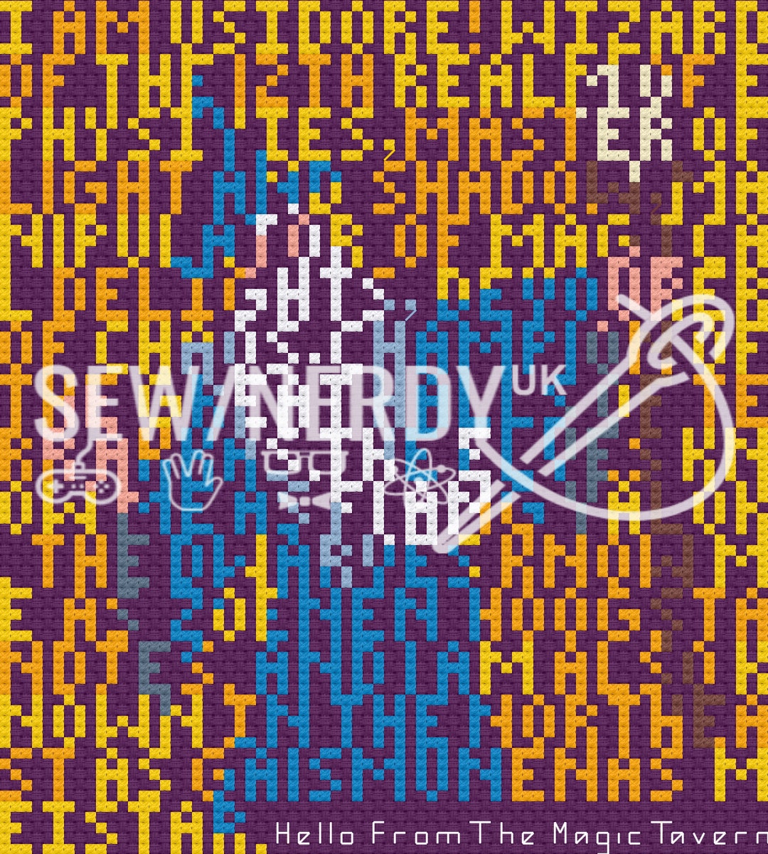Usidore (hello From the Magic Tavern) Inspired Cross Stitch ...