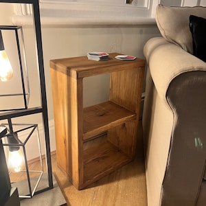 Wooden Box Bedside Table | Side Table | Shelving Unit - With Colour ...