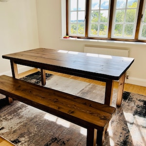 The Chunky Interior Farmhouse Table / Wooden Table / Kitchen Table ...