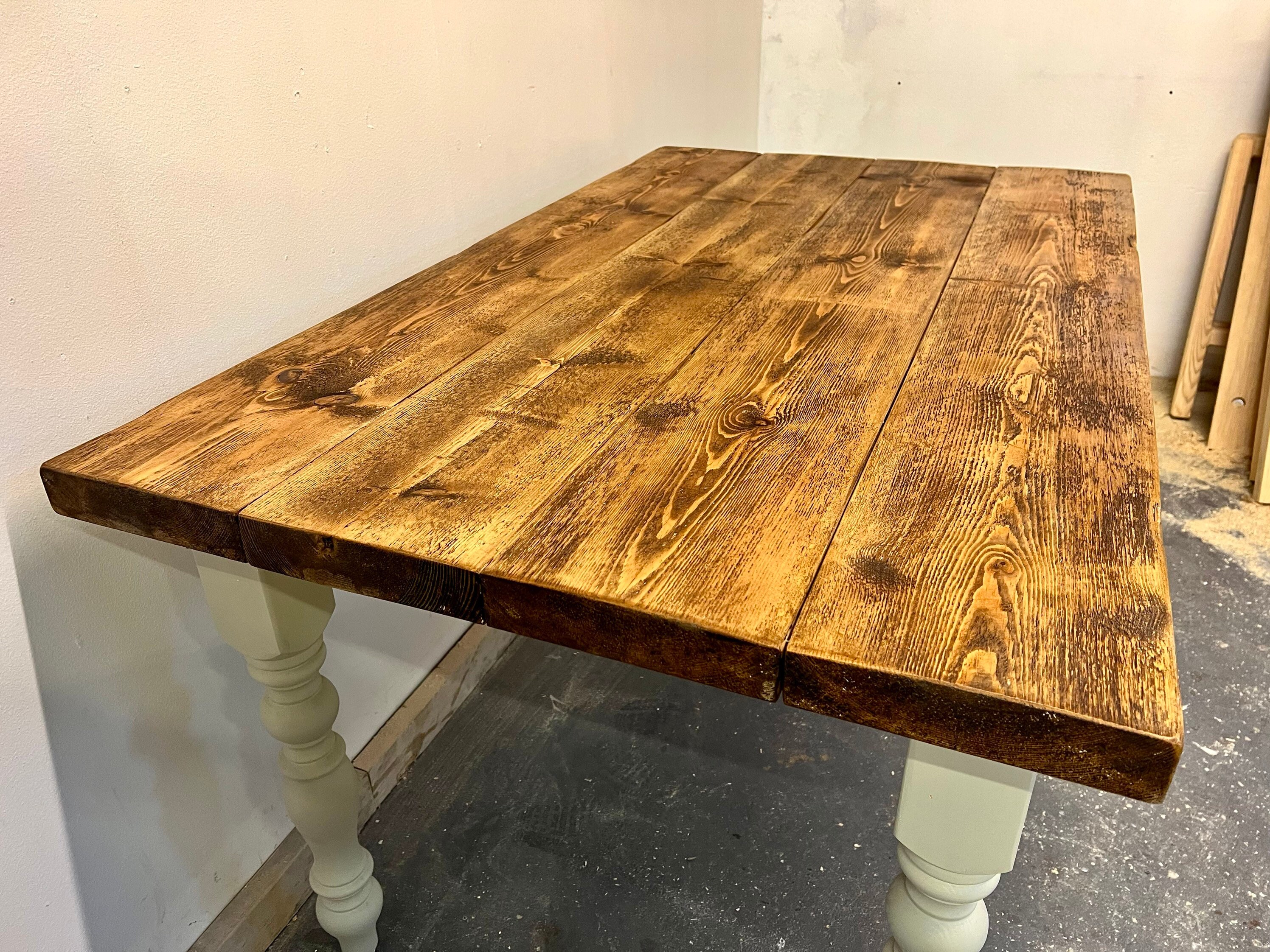 The Chunky Interior Cottage Table / Kitchen Table / Dining - Etsy UK