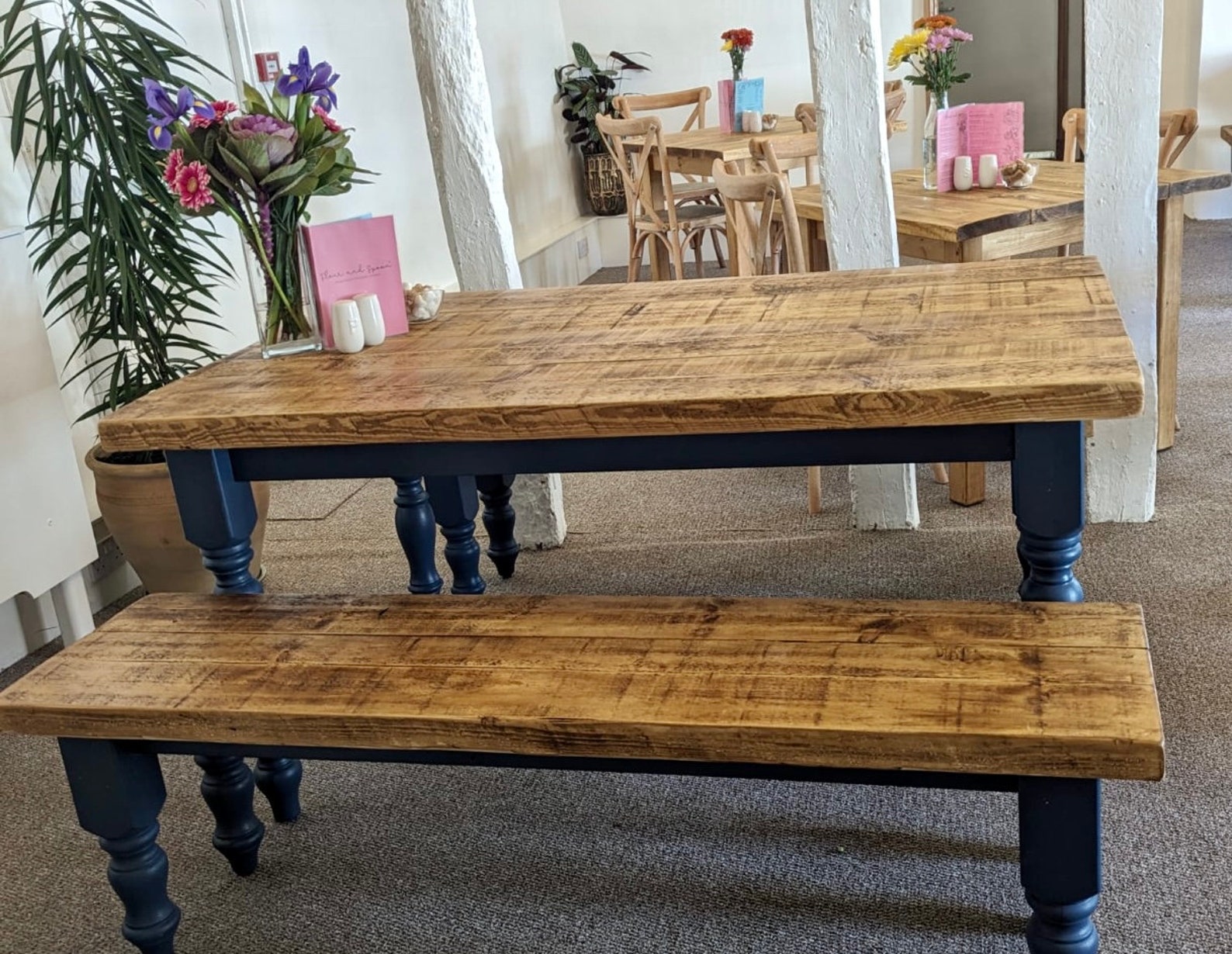 The Chunky Interior Cottage Table / Kitchen Table / Dining Table ...