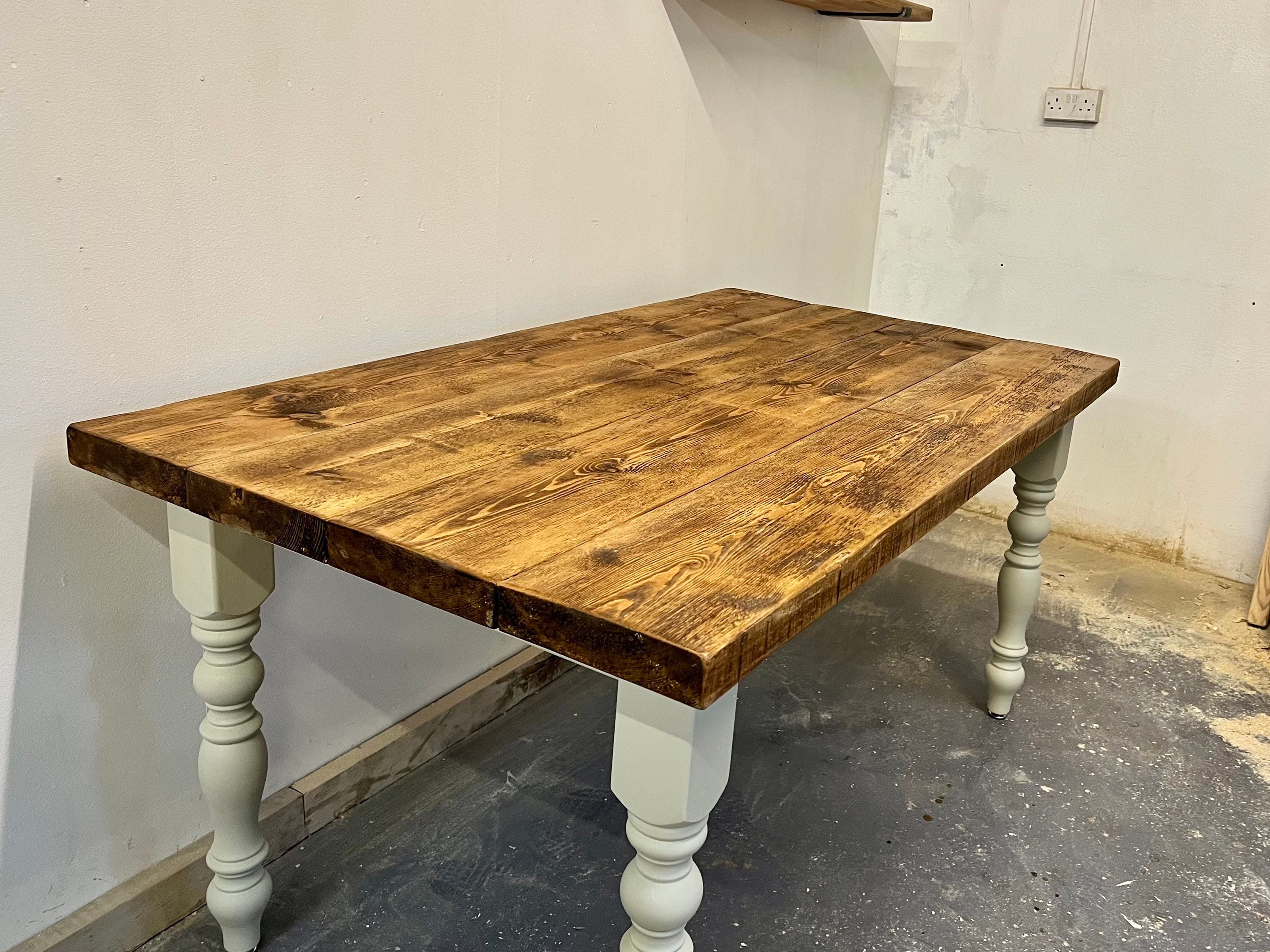 The Chunky Interior Cottage Table / Kitchen Table / Dining - Etsy UK