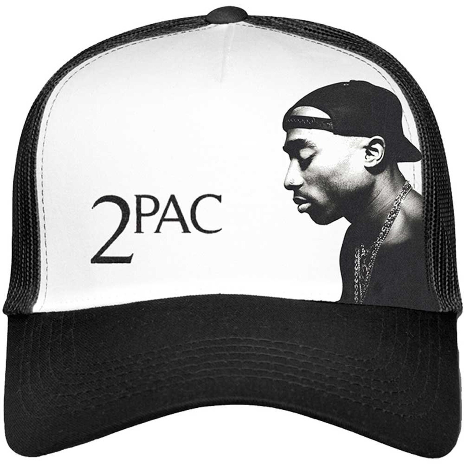 Rockoff 2 Pac TUPAC Side Profile Trucker Cap Official/licensed - Etsy