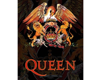 Queen Crest Poster - Etsy