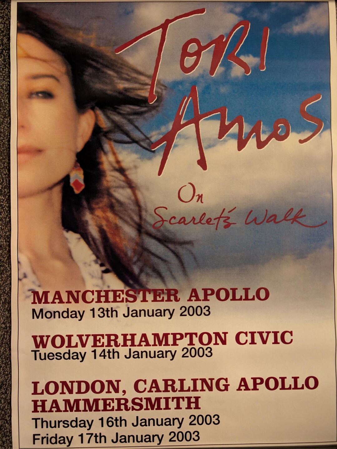 Vintage Poster - TORI AMOS - Etsy