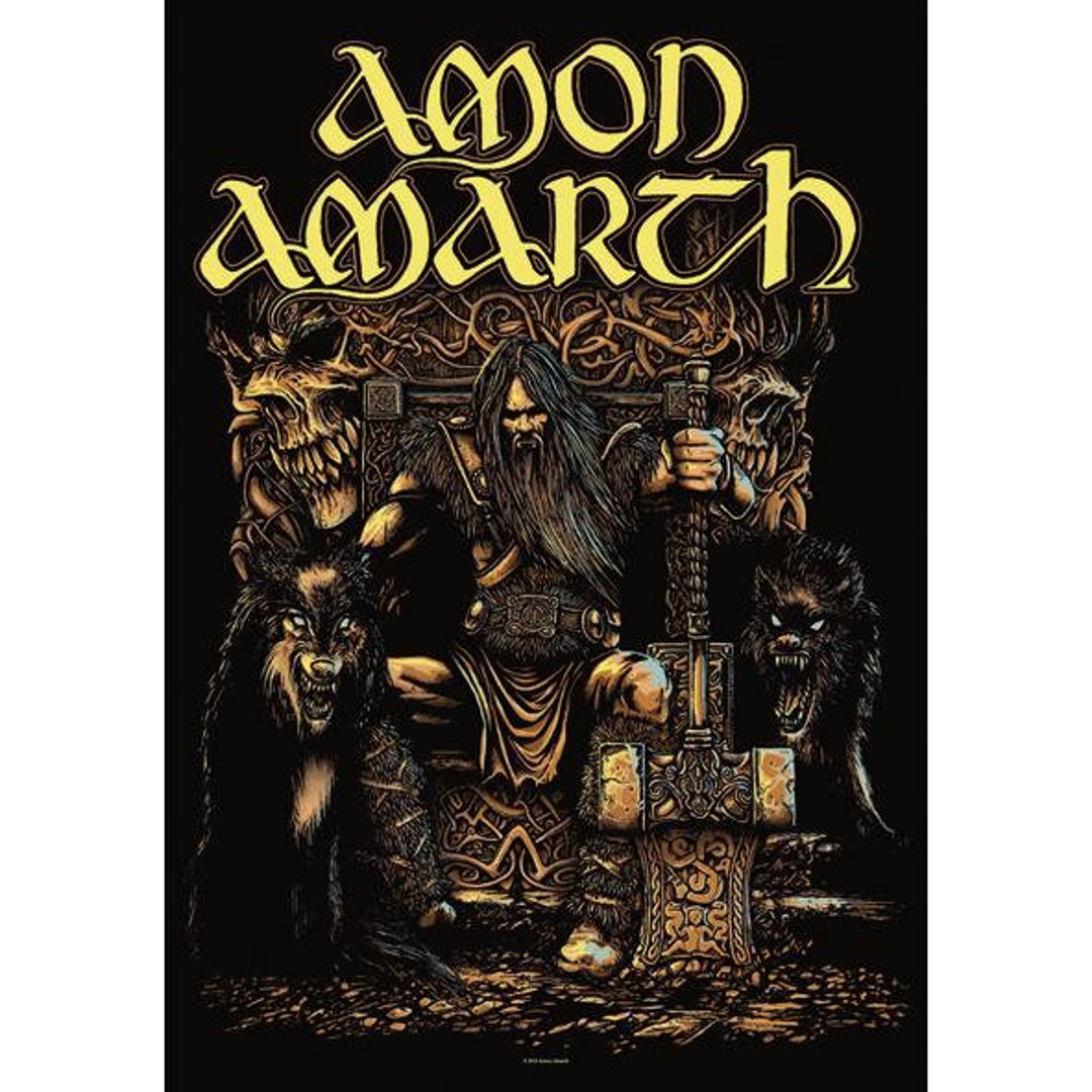 AMON AMARTH Fabric Poster Official - Etsy