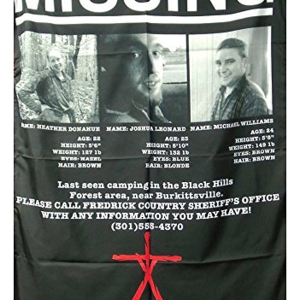 Blair Witch Project Missing Poster Etsy