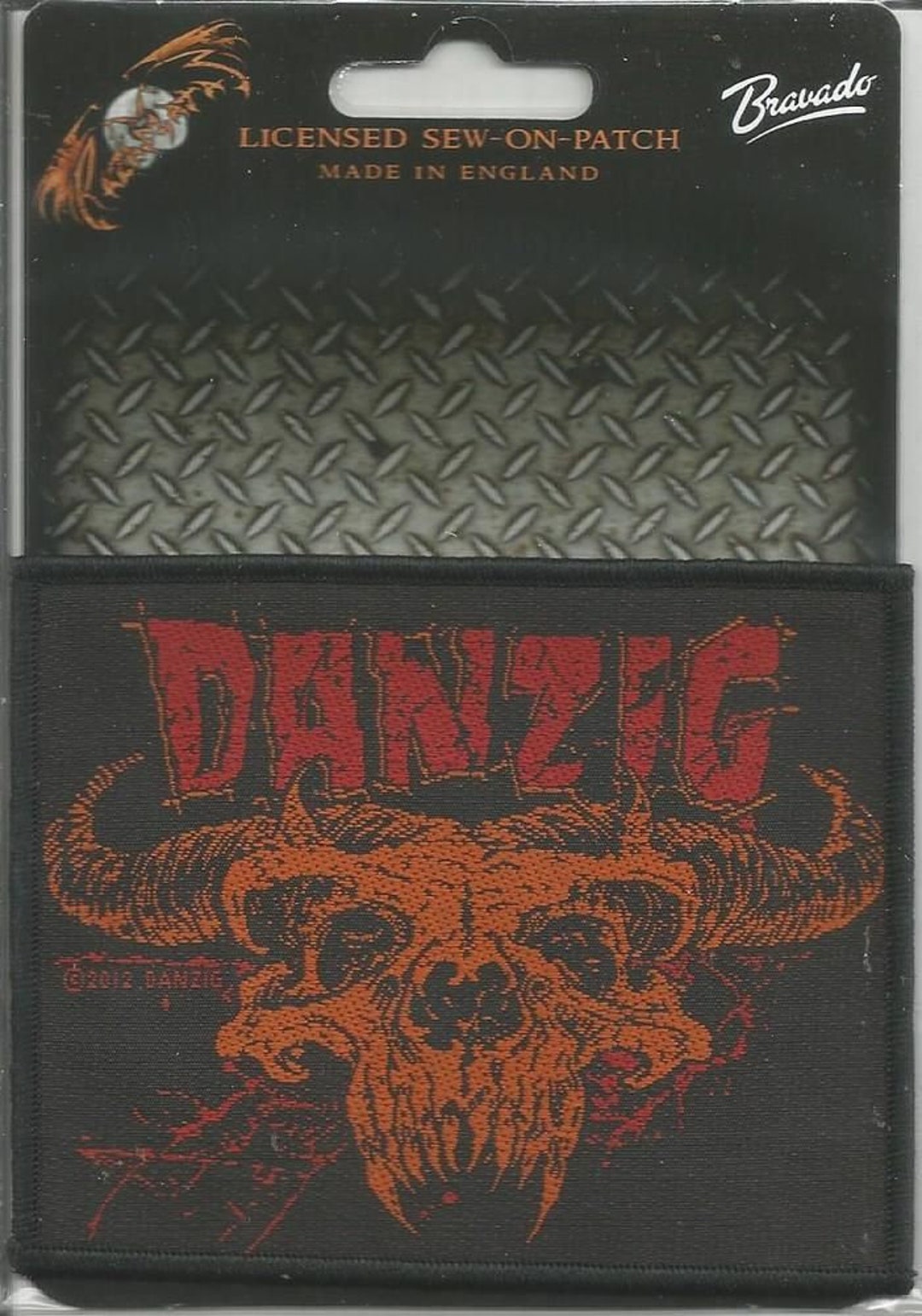 DANZIG Embroidered Patch Rare/deleted - Etsy
