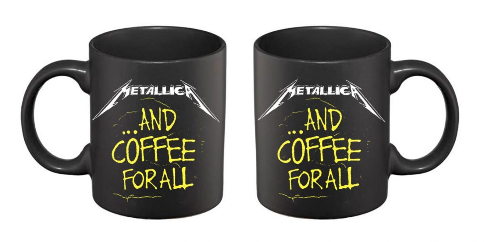 Metallica ...and Coffee for All Official Mug | Etsy