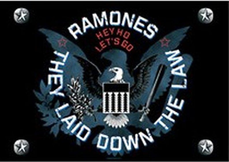 RAMONES Official Fabric Poster - Etsy