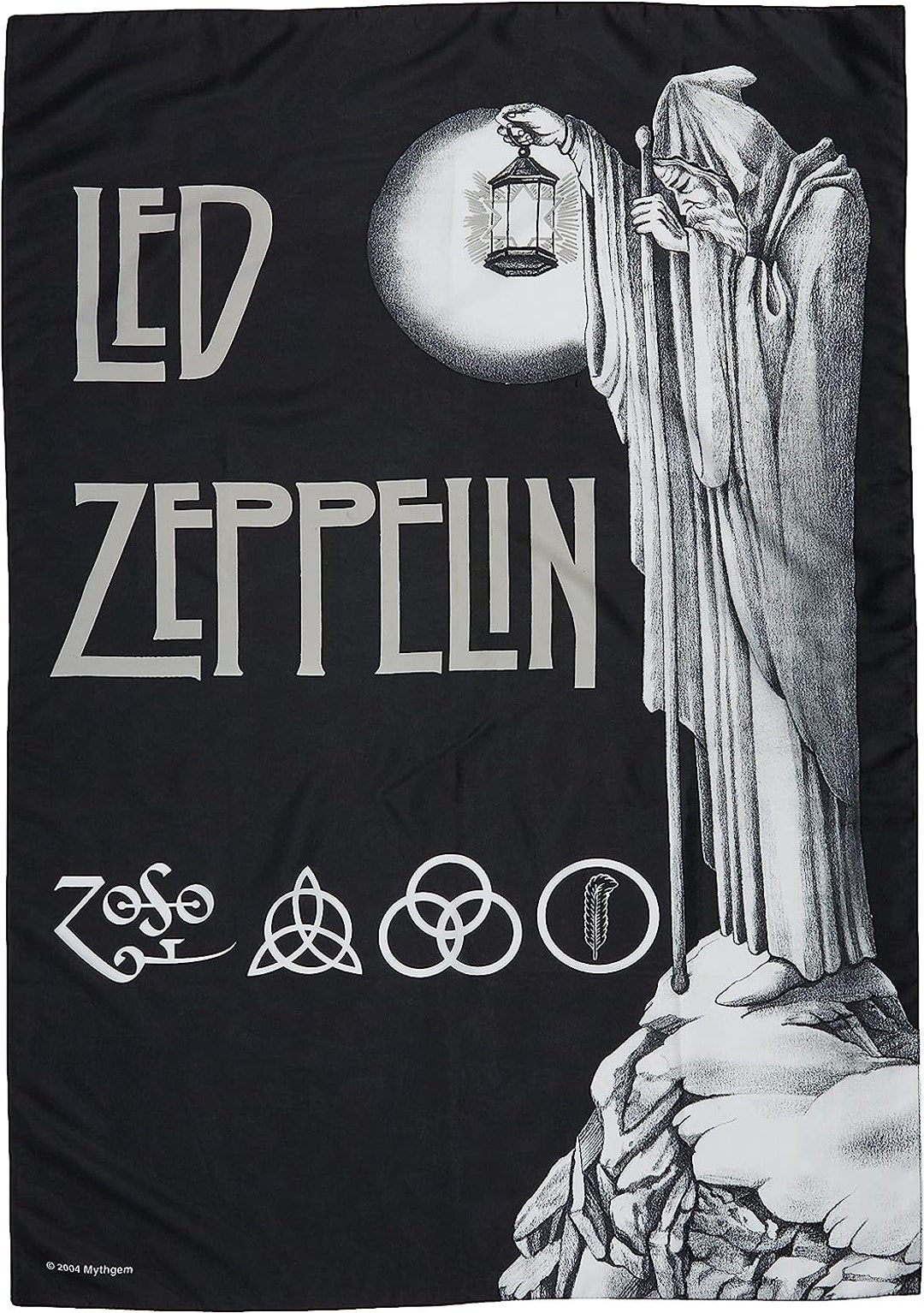 LED ZEPPELIN Fabric Poster Official 'stairway to Heaven' - Etsy