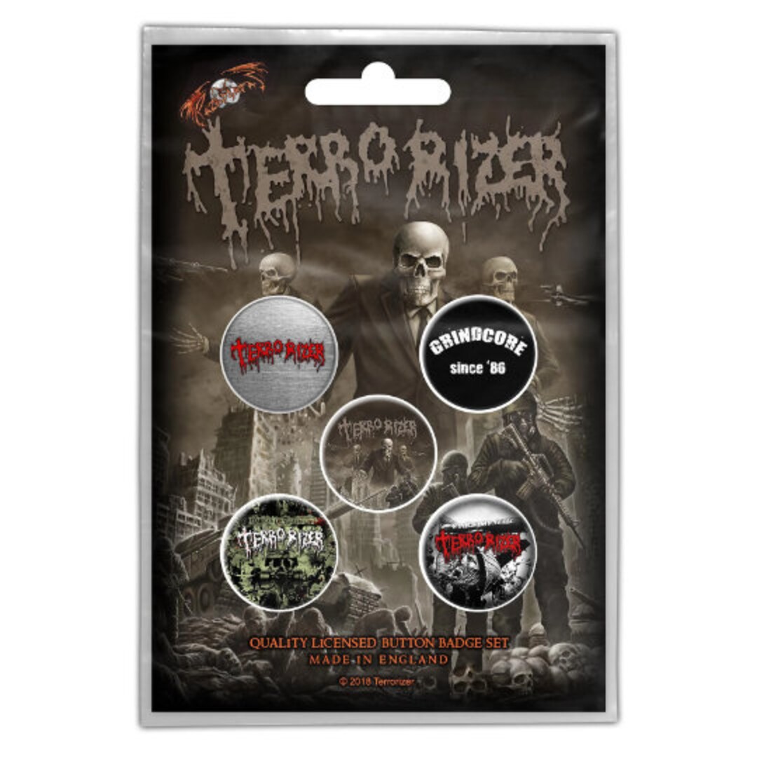 TERRORIZER Badge Pack Official and Licensed - Etsy