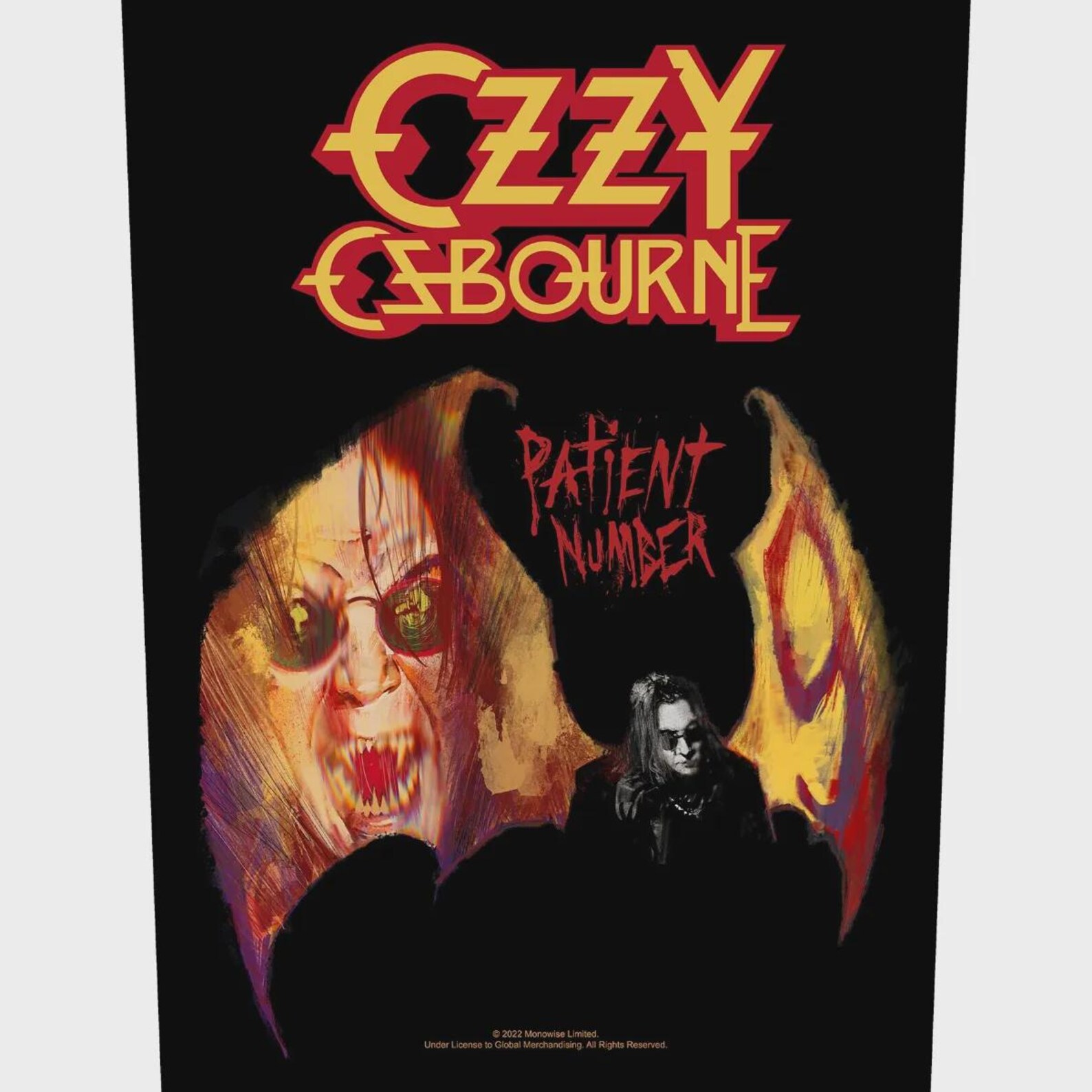 OZZY Official Sew-on XLG Back Patch / Jacket Embellishment Choice of 9 ...