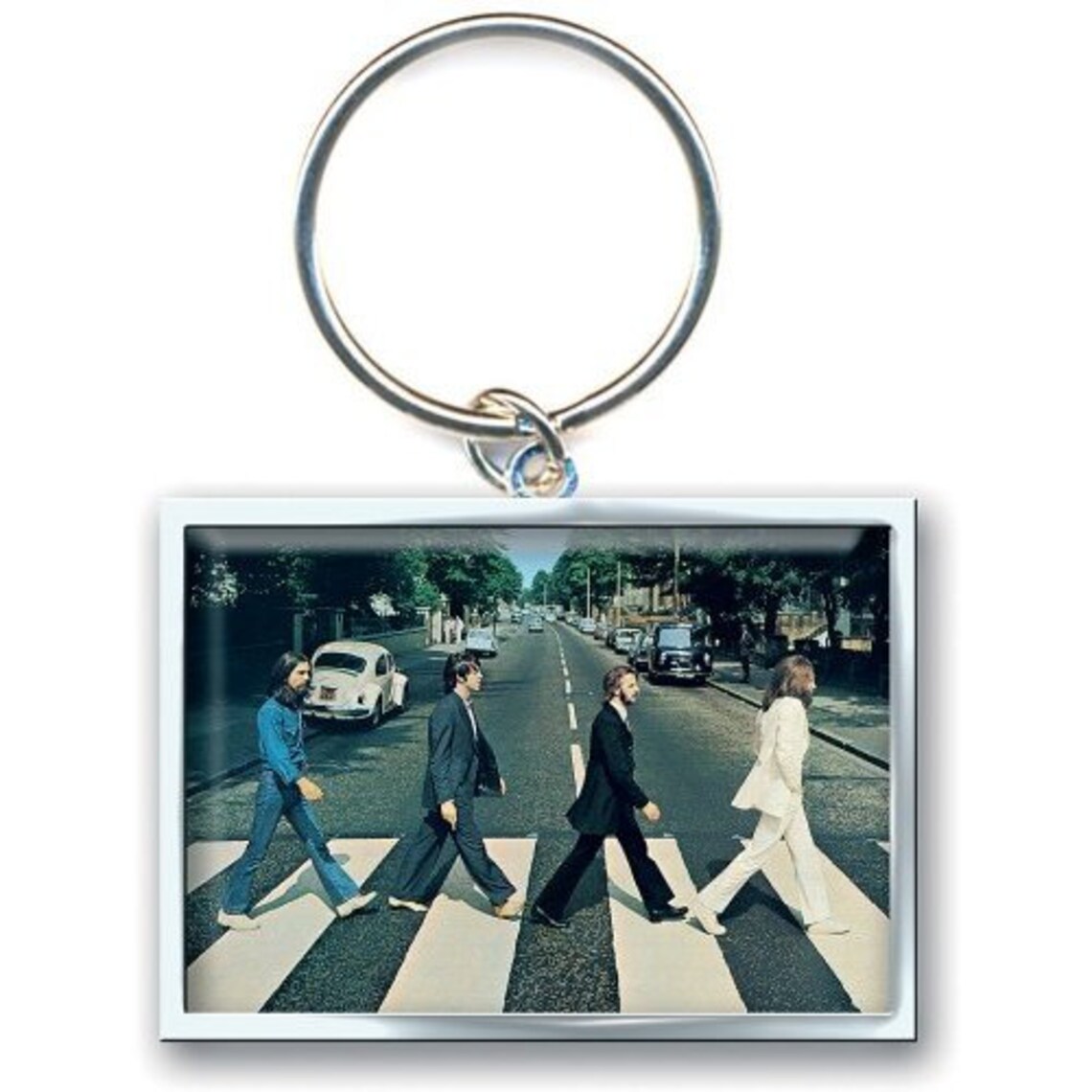 The Beatles Abbey Rd Retro METAL Keyring - Etsy
