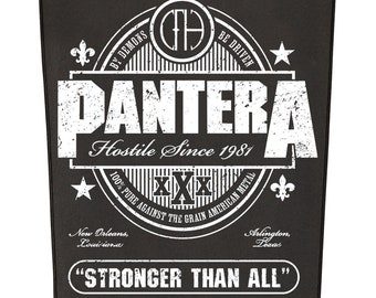 Pantera Back Patch - Etsy