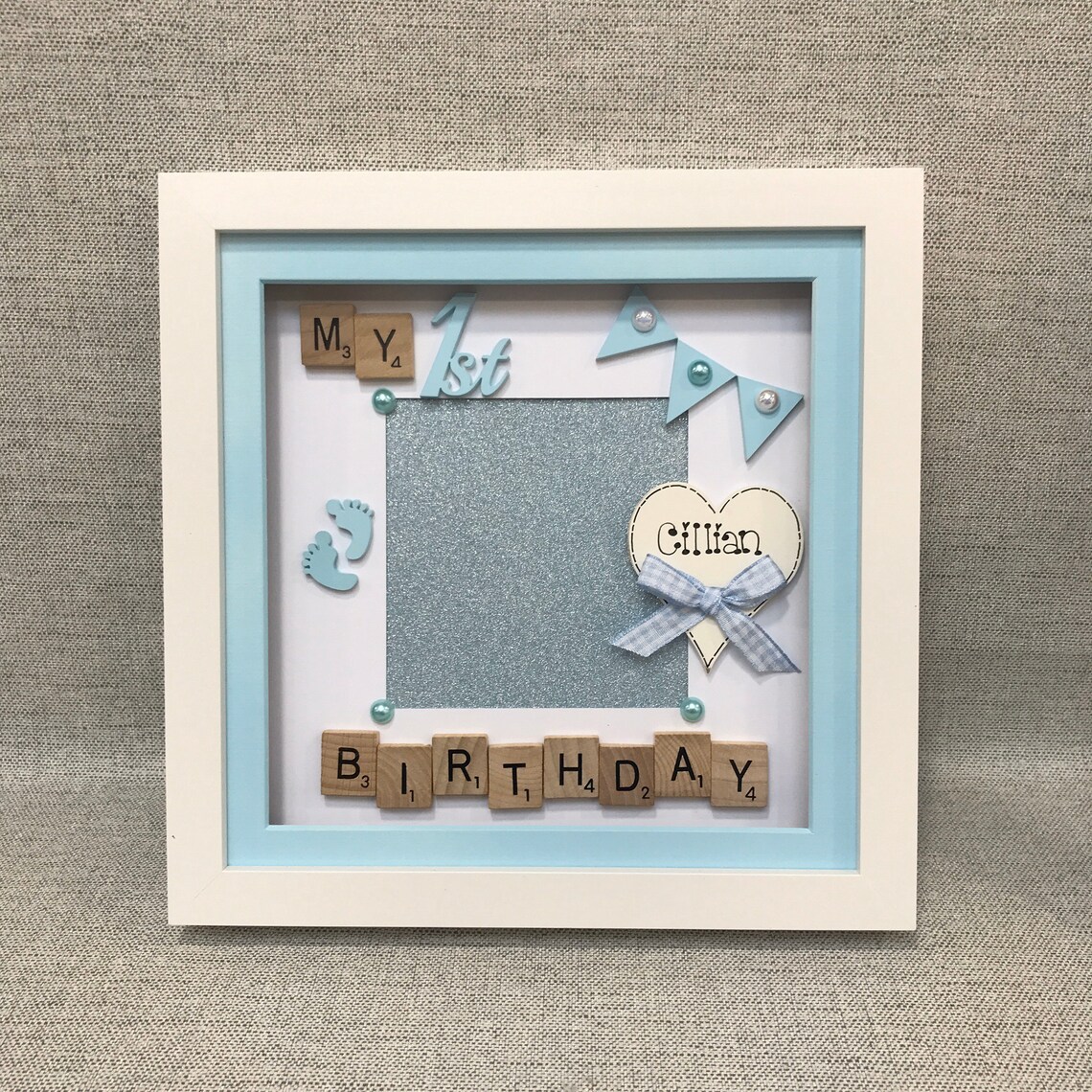 My 1st Birthday Photo Frame - Babies Birthday Gift - First Birthday ...
