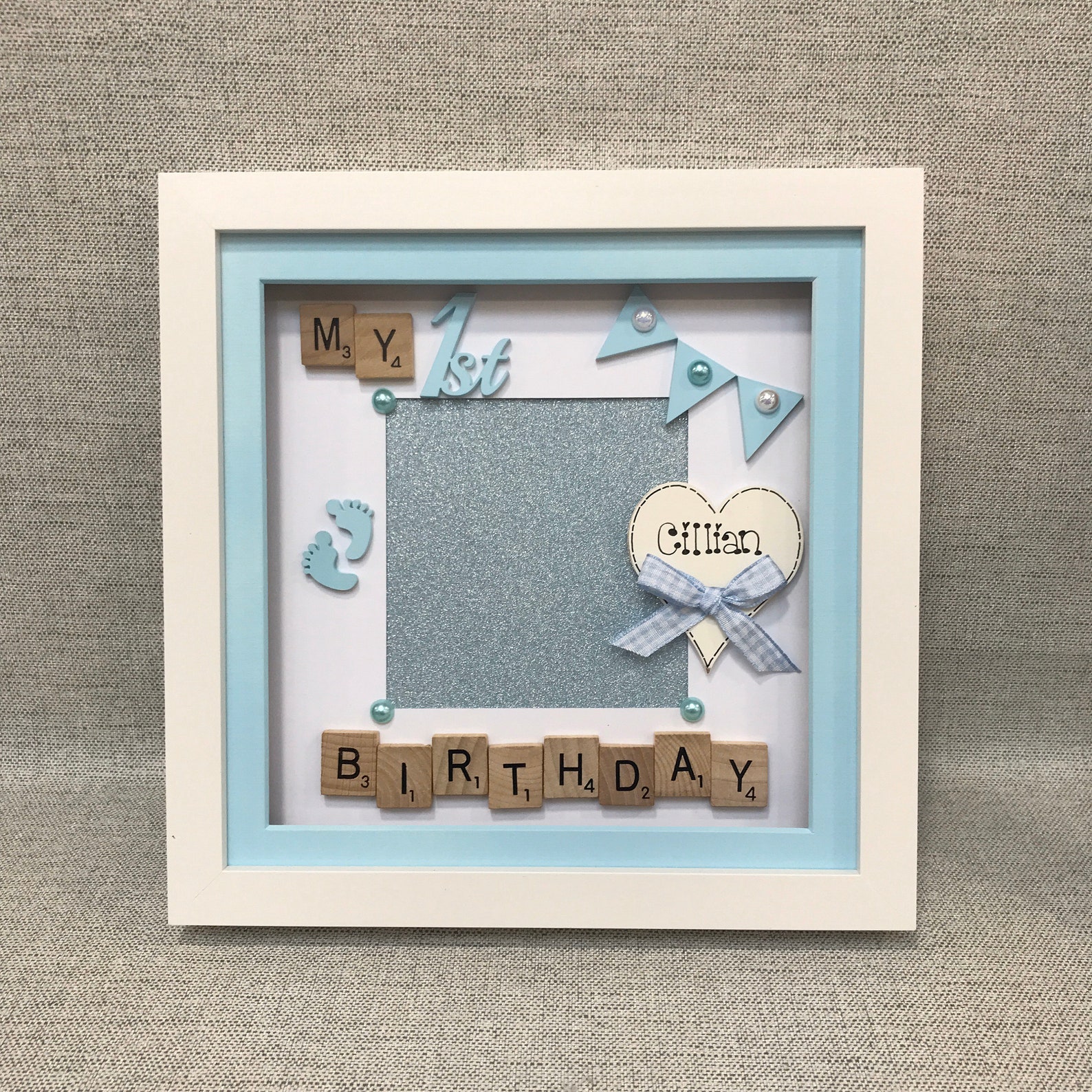 My 1st Birthday Photo Frame Babies Birthday Gift First | Etsy UK