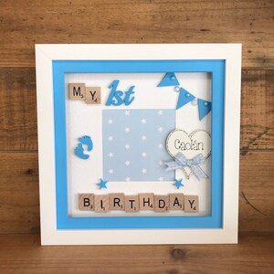 My First Birthday Personalised Photo Frame Many Colours - Etsy Canada