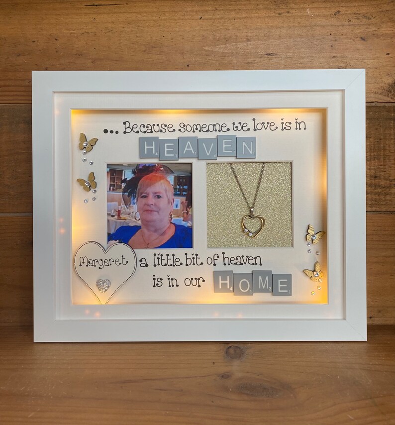 Customised Memorial Photo Frame in Memory Loved Ones in - Etsy