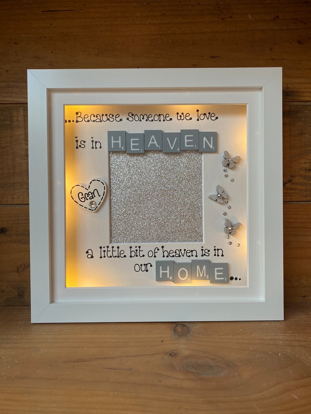 Custom Frame - in Loving Memory - Sympathy Gift - Loved Ones in Heaven ...