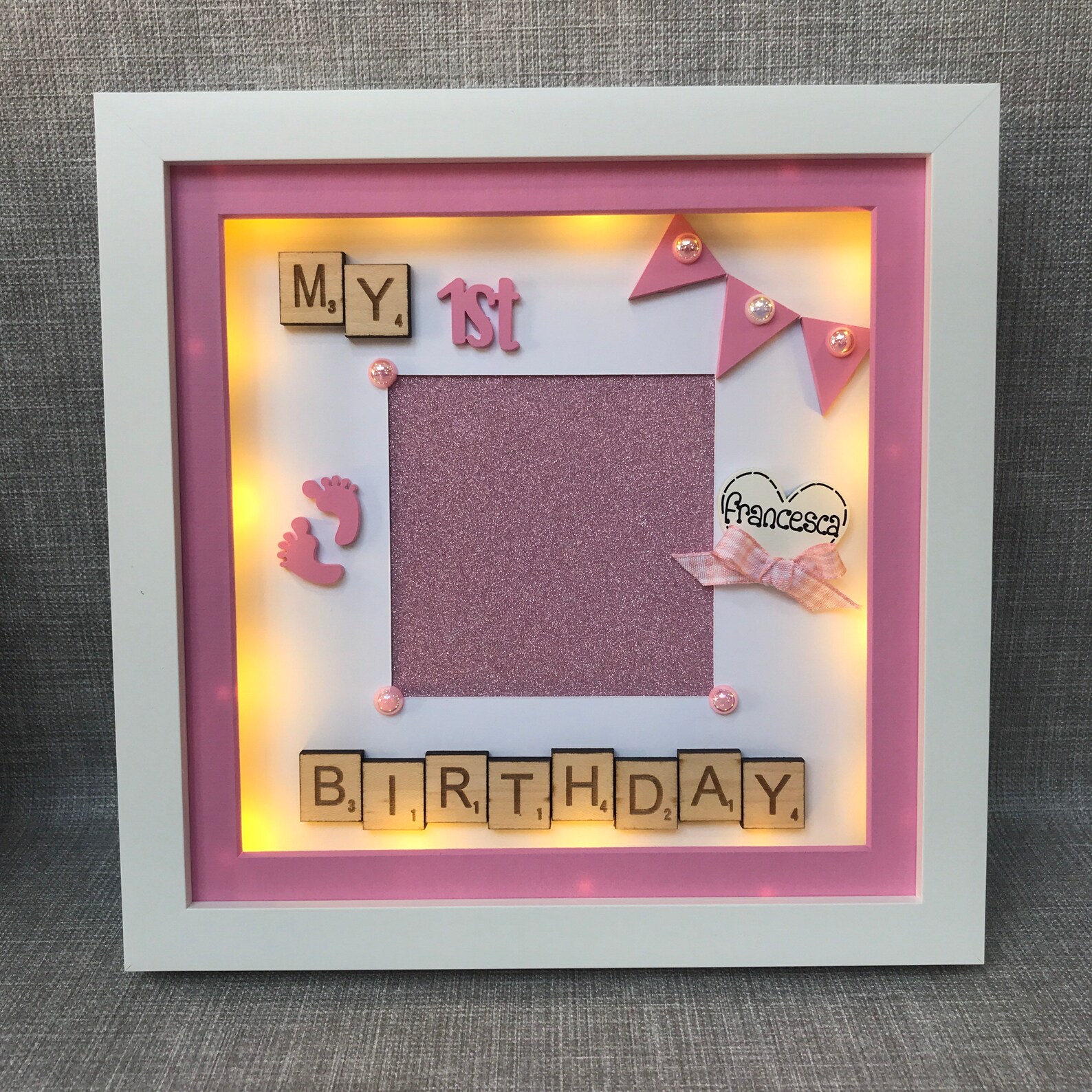 My 1st Birthday Photo Frame Babies Birthday Gift First | Etsy UK