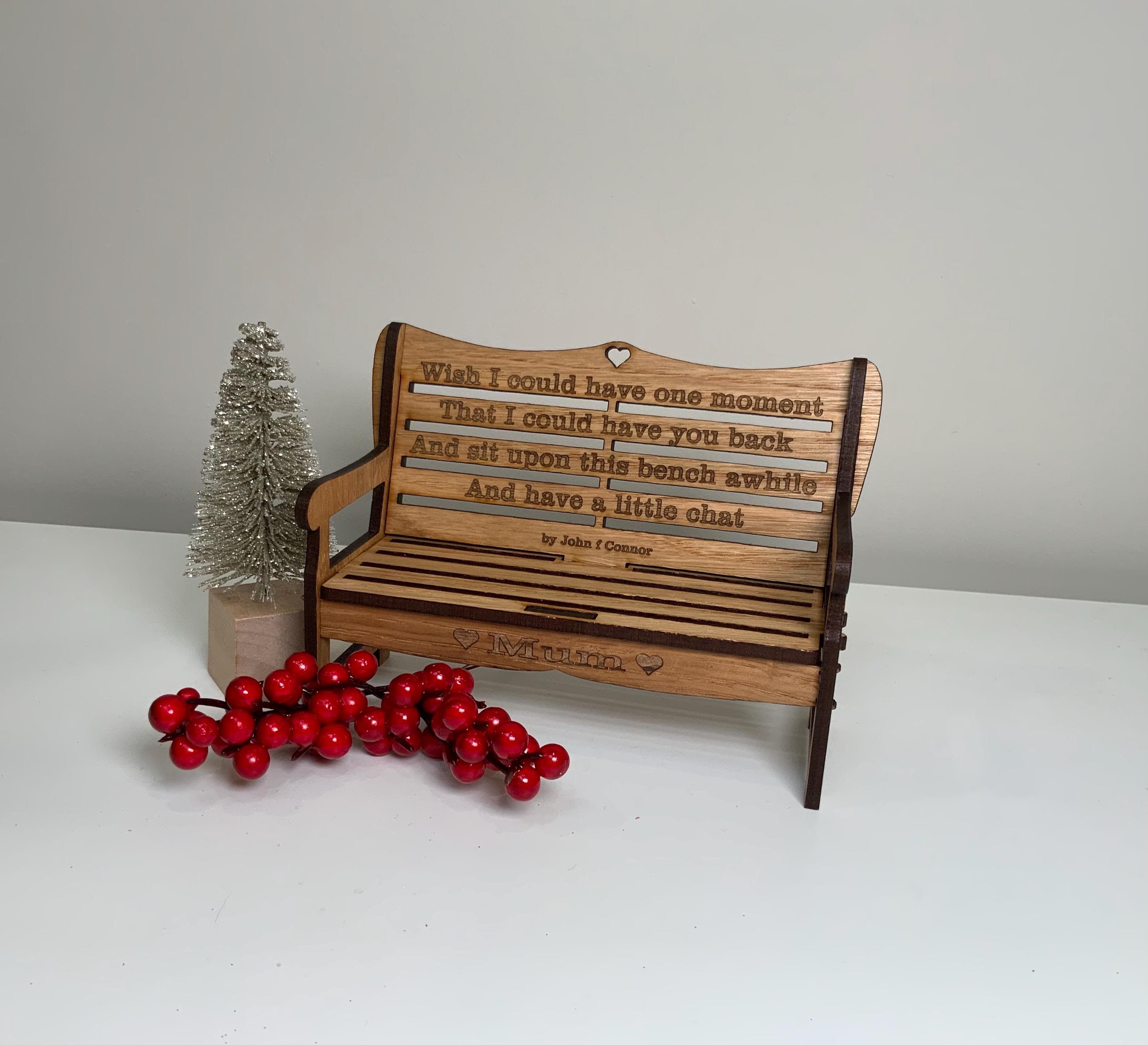 Memorial Bench | Customised Memorial Gift | Personalised Bereavement ...
