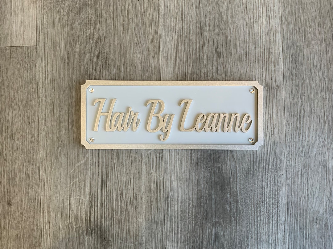 Personalised Door Sign / Custom Door Plaque / Available in Most Colours ...