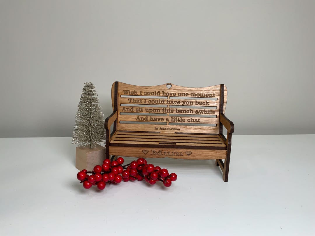 Memorial Bench | Customised Memorial Gift | Personalised Bereavement ...