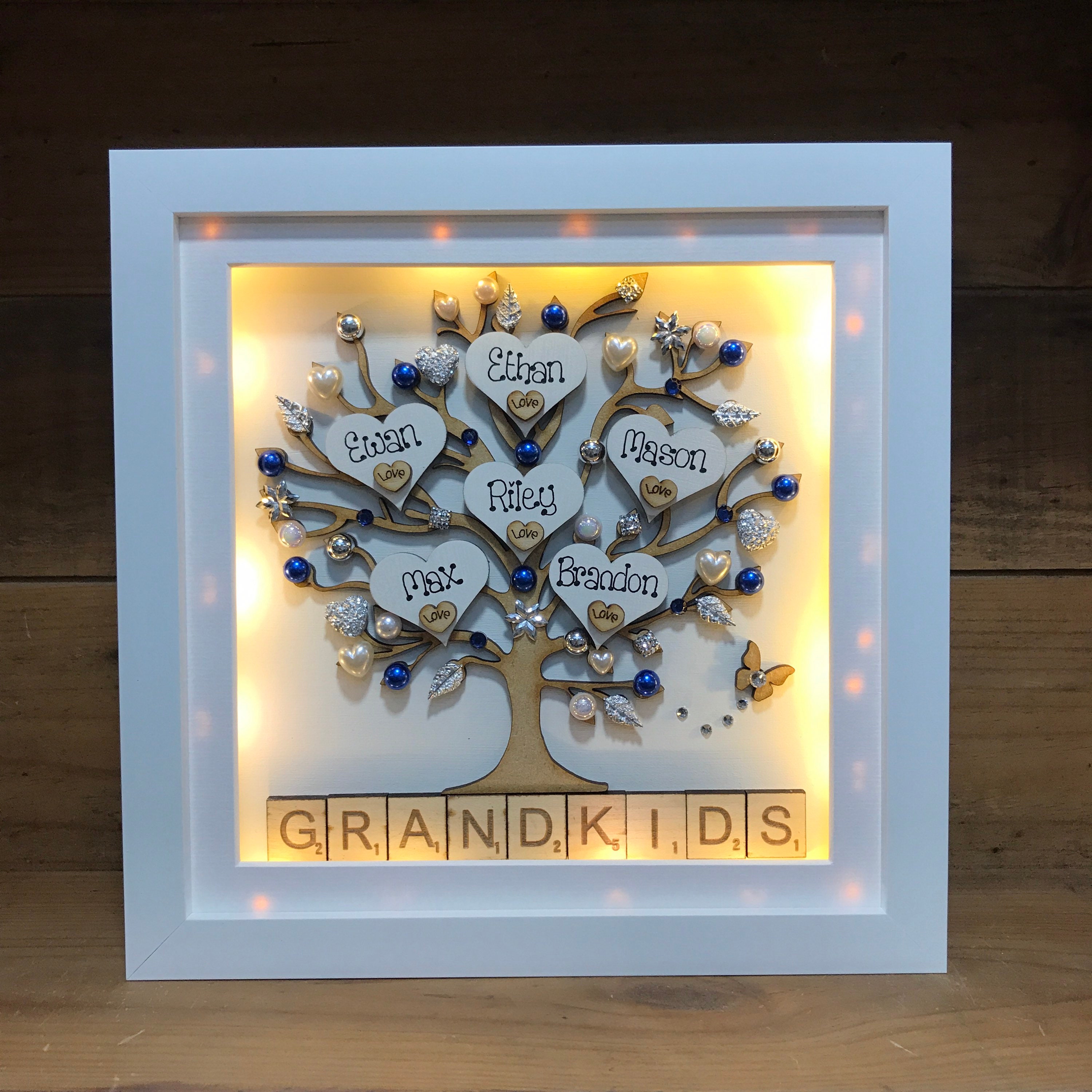 Family Love Box Frame Gift Visual Arts Photography Craft Supplies ...