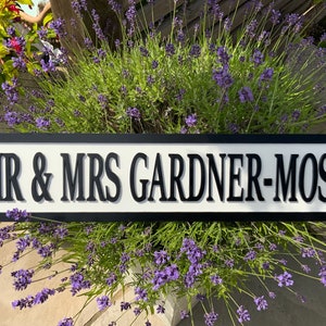 Personalised Family Name Street Sign ~ Mr & Mrs Street Sign ...