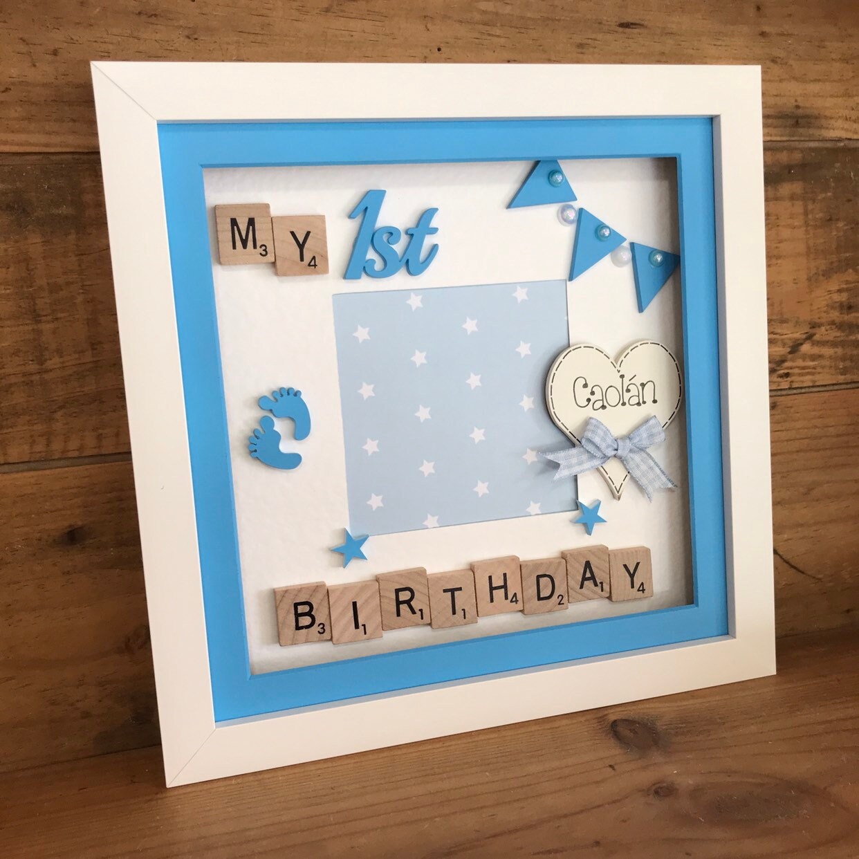 My First Birthday Personalised Photo Frame many colours | Etsy