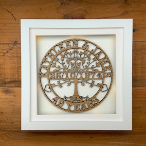 Tree of Life - Wedding Anniversary Gift - Tree of Life Frame - a ...