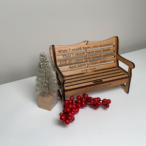 Memorial Bench | Customised Memorial Gift | Personalised Bereavement ...
