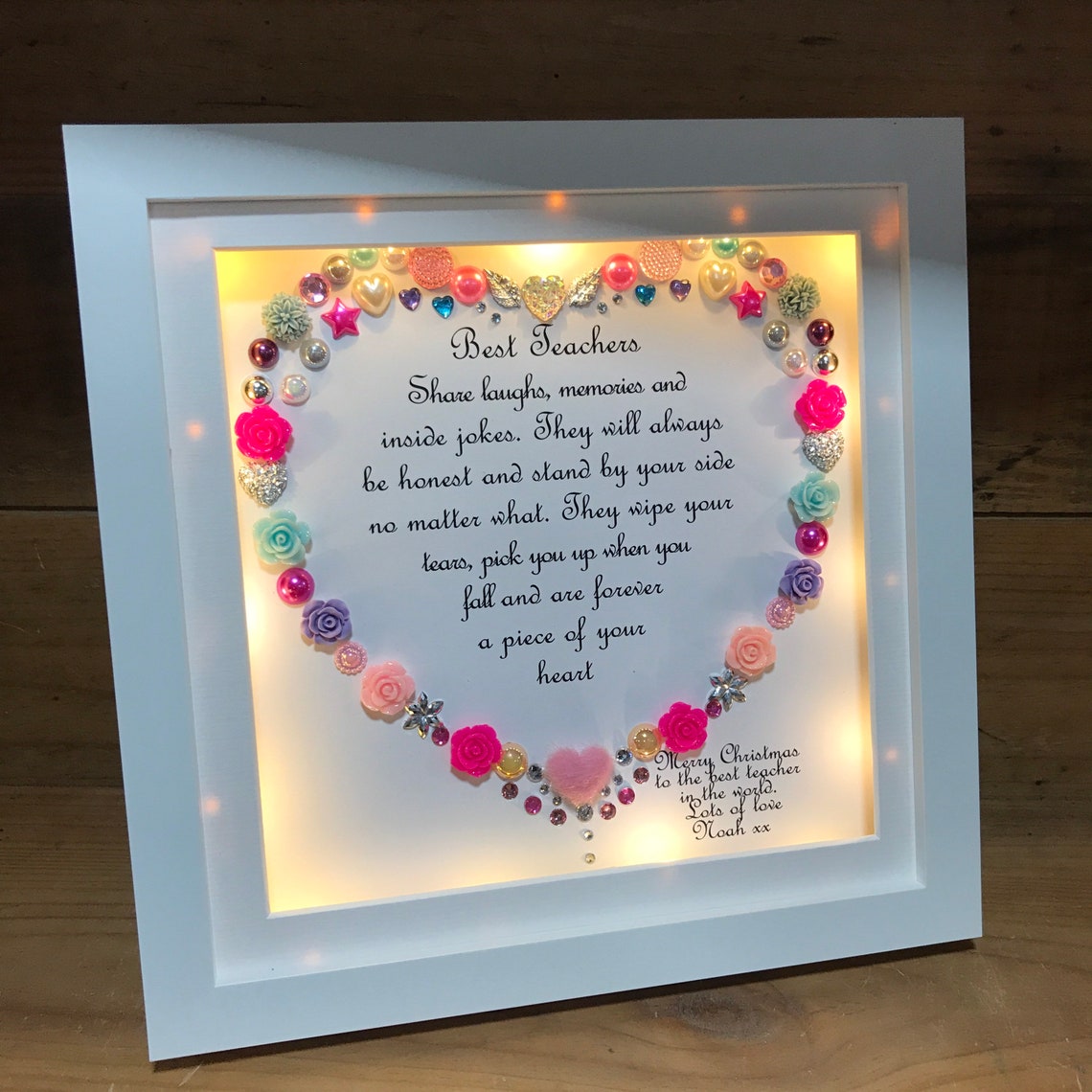 Customised Best Friends Box Frame Personalised Gift for - Etsy UK