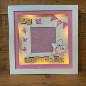 My 1st Birthday Photo Frame - Babies Birthday Gift - First Birthday ...
