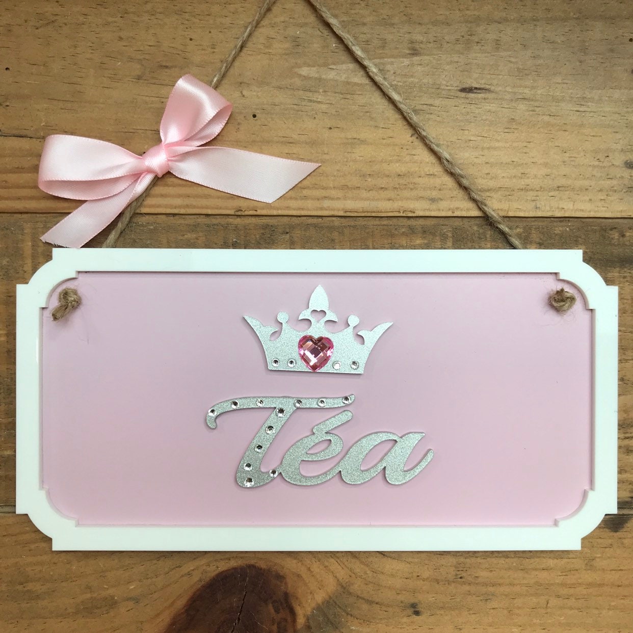 Childrens Door Sign Princess Crown Plaque Custom Kids - Etsy