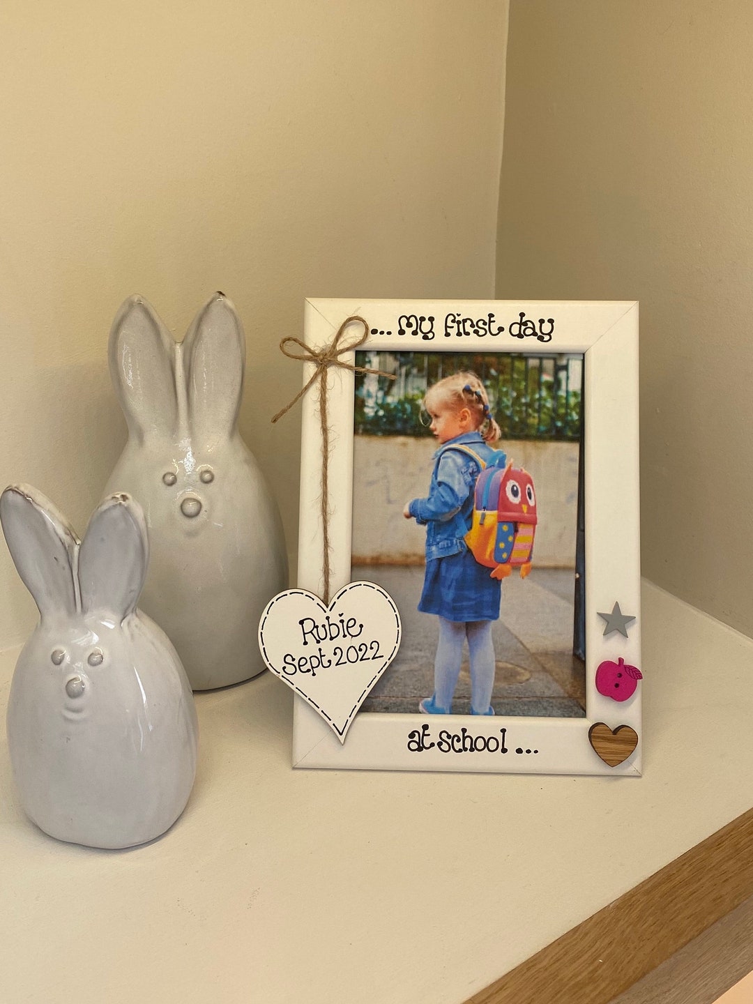 Personalised Photo Frames - My First Day at School - First Day at ...