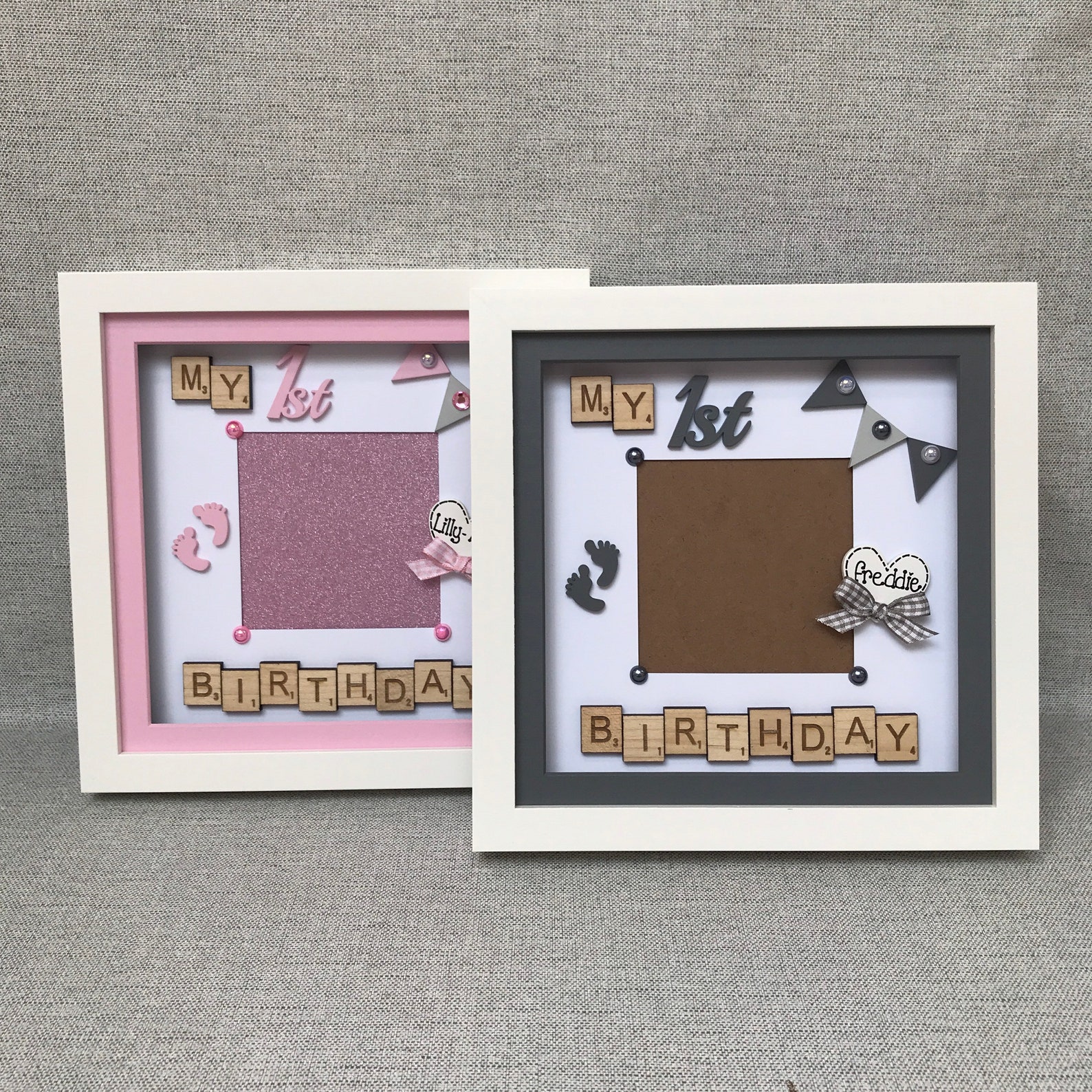 My 1st Birthday Photo Frame Babies Birthday Gift First | Etsy UK