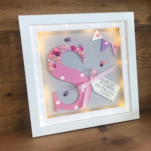 Personalised Childrens Box Frame | Handcrafted Kids Bedroom Decor ...
