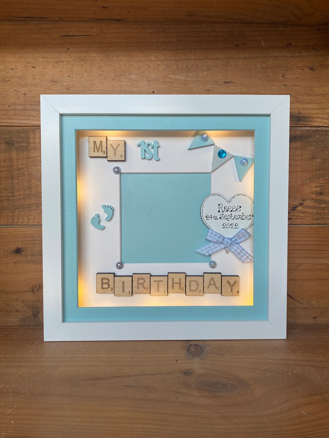 My First Birthday - Personalised Photo Frame - Many Colours Available ...