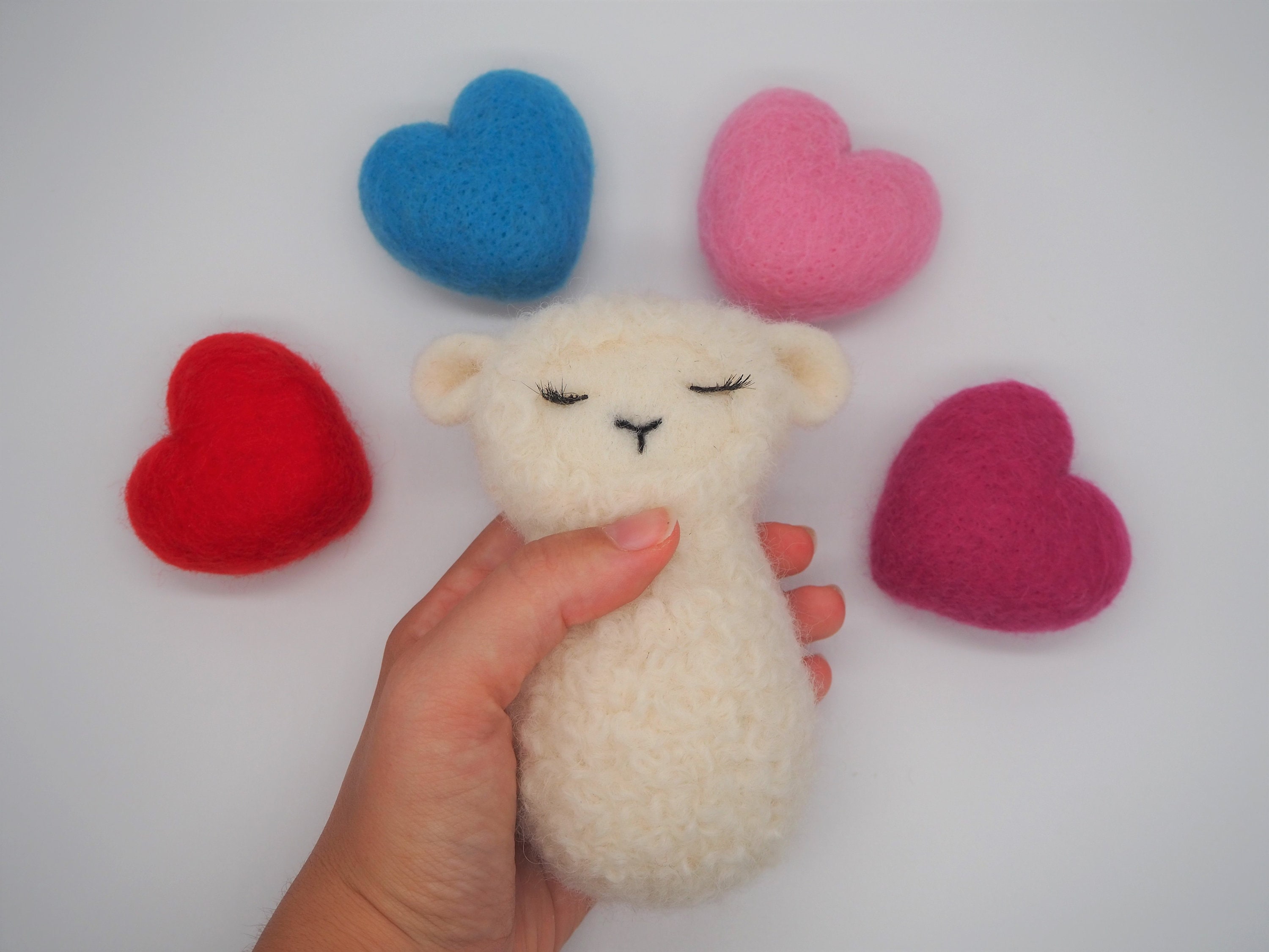 Felted Sheep Felted Photo Prop Photobooth Props Newborn | Etsy