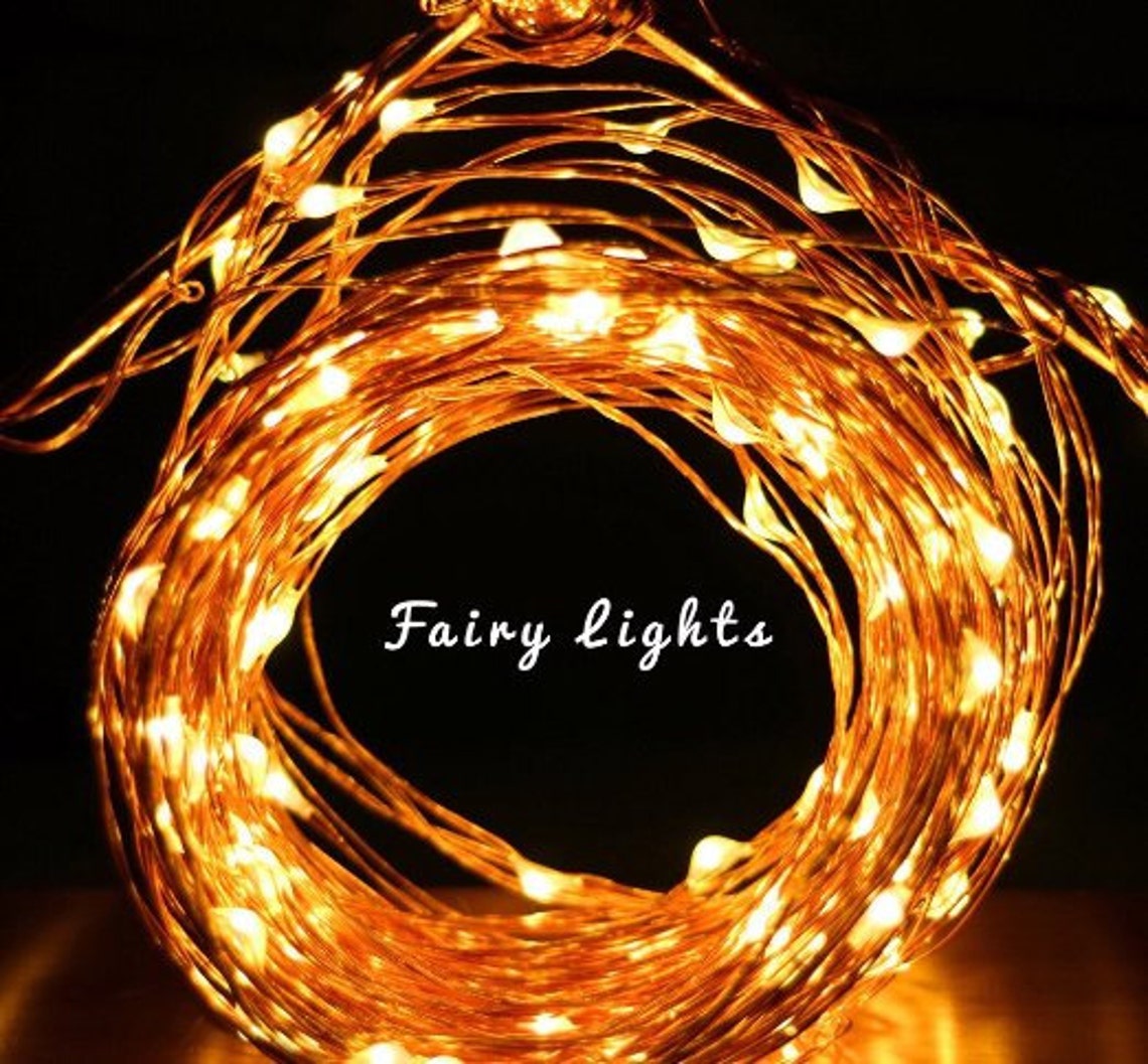 Fairy LED Copper Wire String Lights, Updated Version(warm White, 32.8ft ...