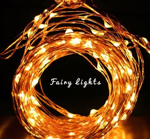 Fairy LED Copper Wire String Lights, Updated Version(warm White, 32.8ft ...