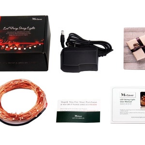 Fairy LED Copper Wire String Lights, Updated Version(warm White, 32.8ft ...