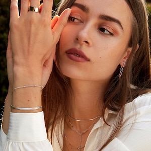 Simple Band Ring in Silver Colour Minimalist Ring Stainless Steel ...