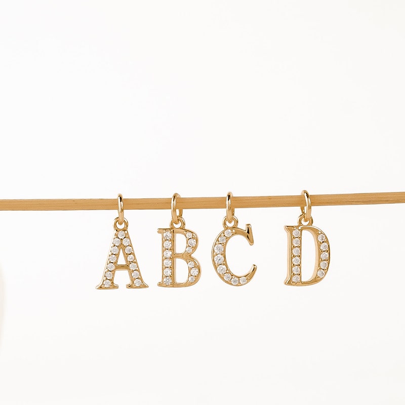 Letter Pendant - Etsy