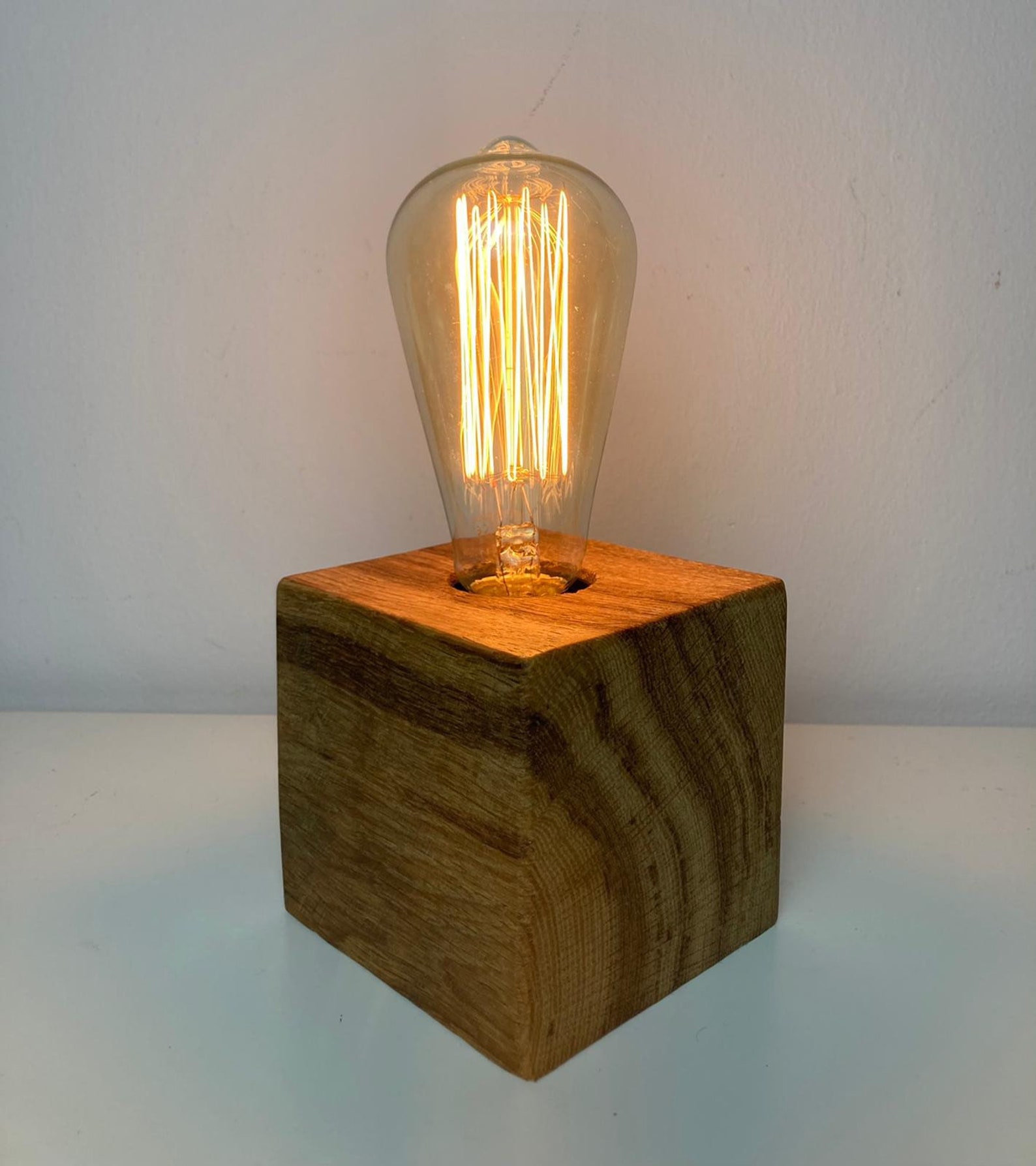 Small Cube Lamp Base for E27 Bulbs | Etsy