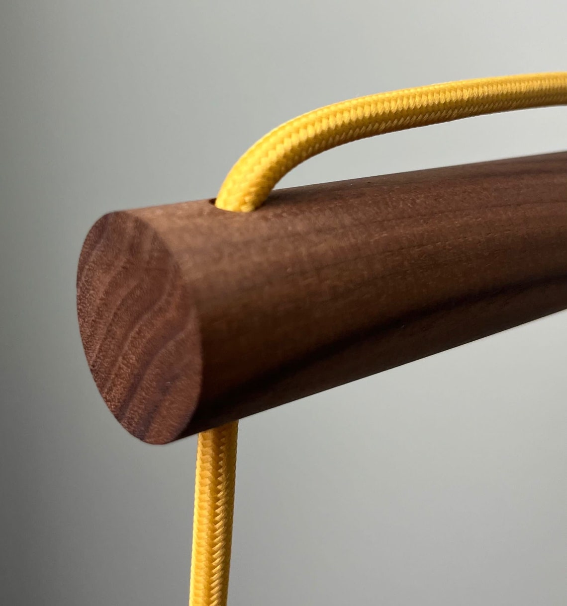 Wall Mounted Walnut Dowel Light - Etsy